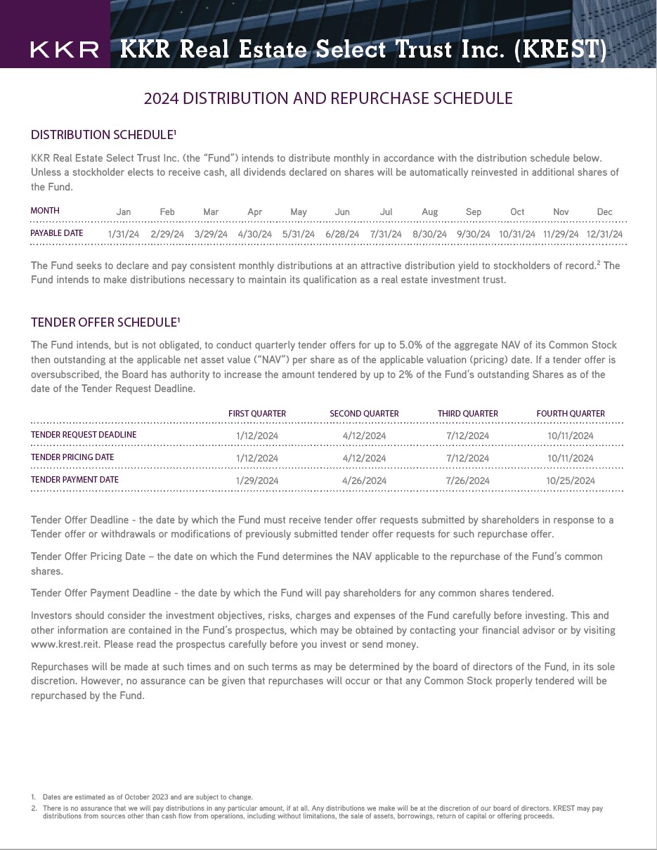 KKR – For Shareholders